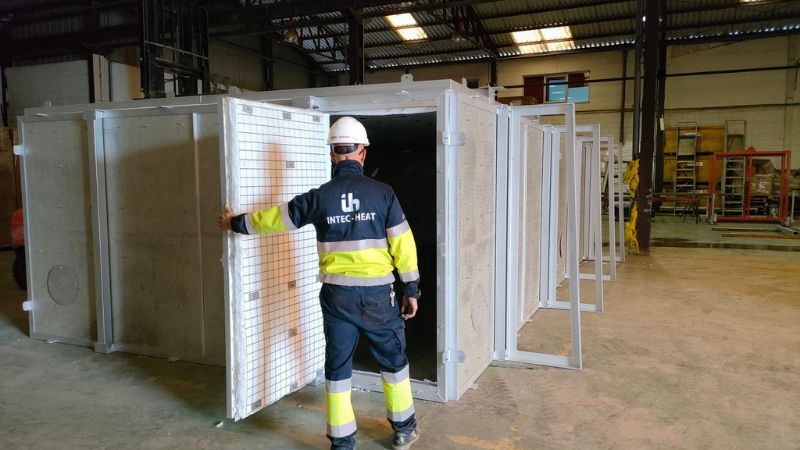 Commissioning of our new portable furnace: more safety, more efficiency ...